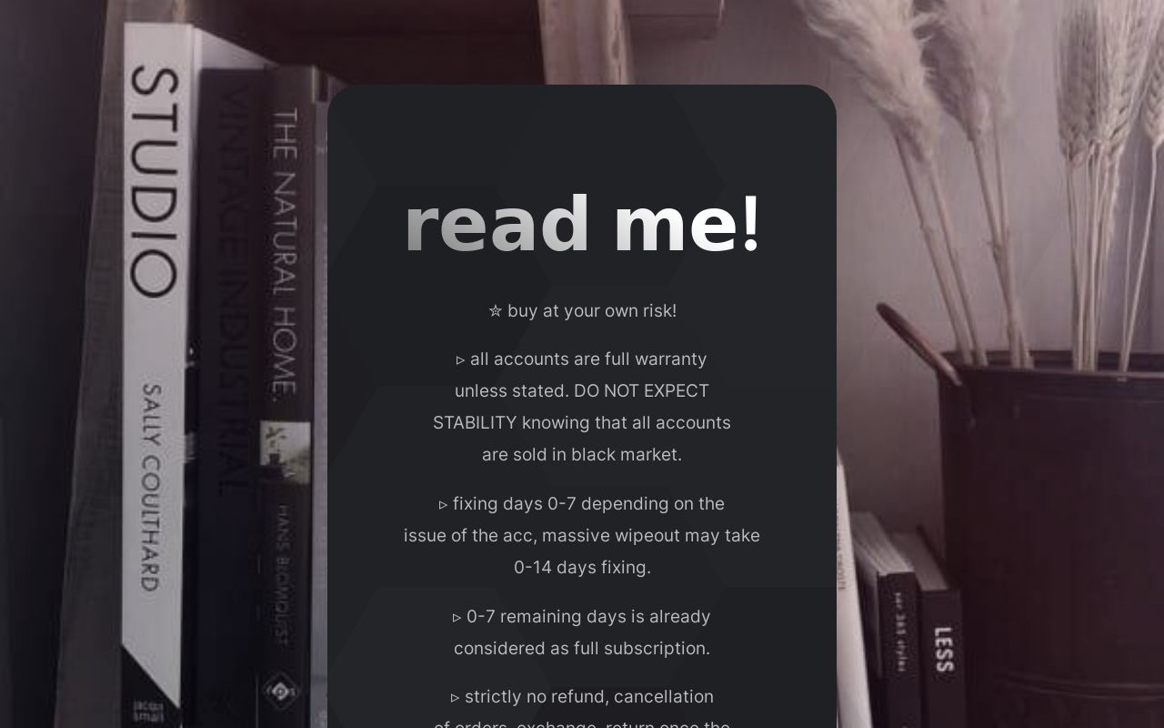 Read me